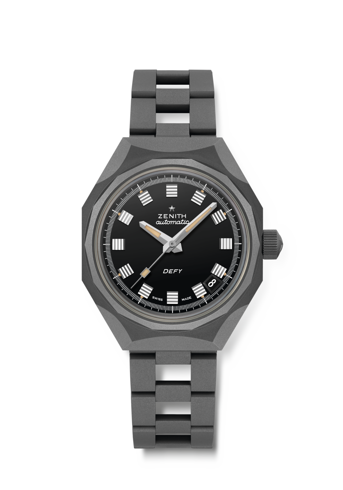 ZENITH DEFY Revival A3642 Shadow automatic watch in matte finished ...