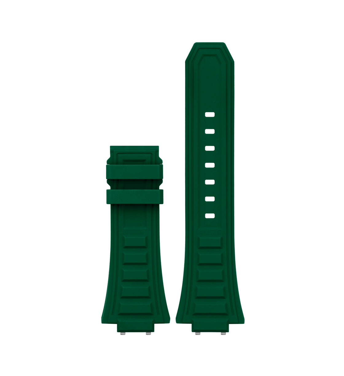 DEFY Extreme Deep Emerald Rubber Watch Strap - ZENITH