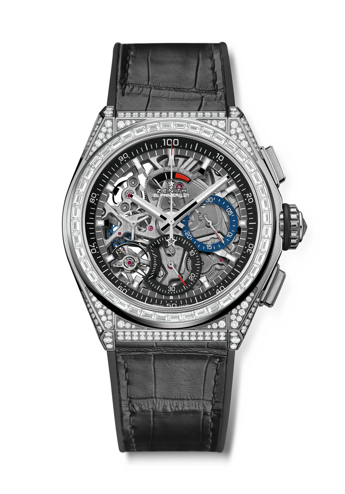 DEFY El Primero 21 - Titanium with diamonds - ZENITH
