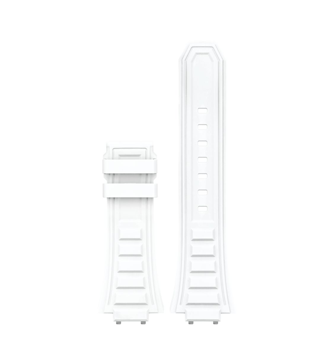 DEFY Extreme Pure Snowfall Rubber Watch Strap - ZENITH