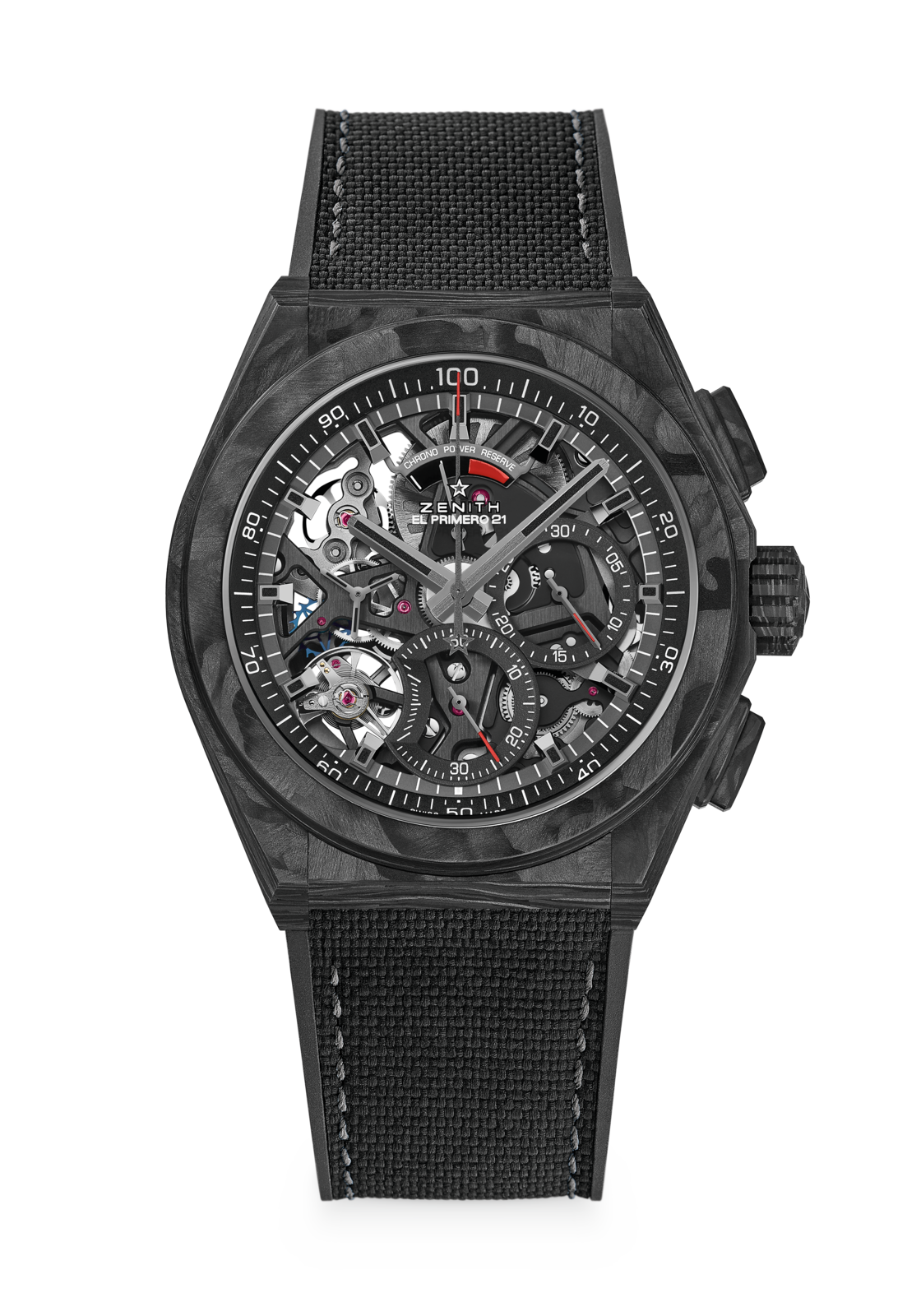 DEFY El Primero 21 Black Carbon - 10.9000.9004/96.R921 - Zenith Watches ...